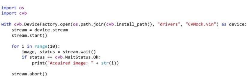 Common Vision Blox: Prototyping with Python | Automation International