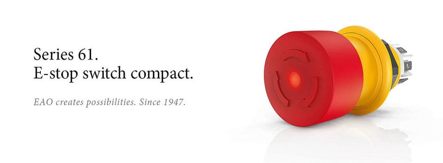 Series 61 E-Stop switch compact | Automation International
