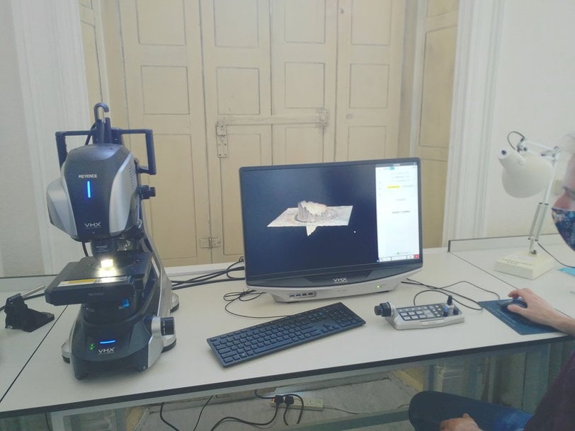 Keyence VHX-7000 4K digital microscope helps archaeologists improve ...