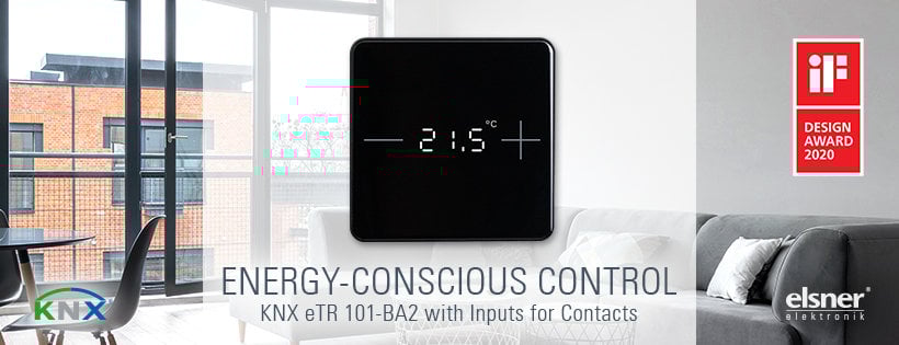 ROOM CONTROLLER KNX ETR 101-BA2 INTEGRATES WINDOW CONTACTS, PUSH ...