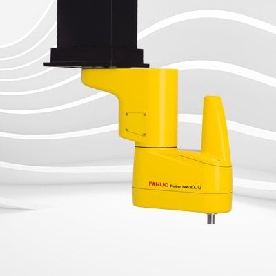 Cost-effective, ceiling-mounted FANUC SCARA robot eliminates dead zone ...