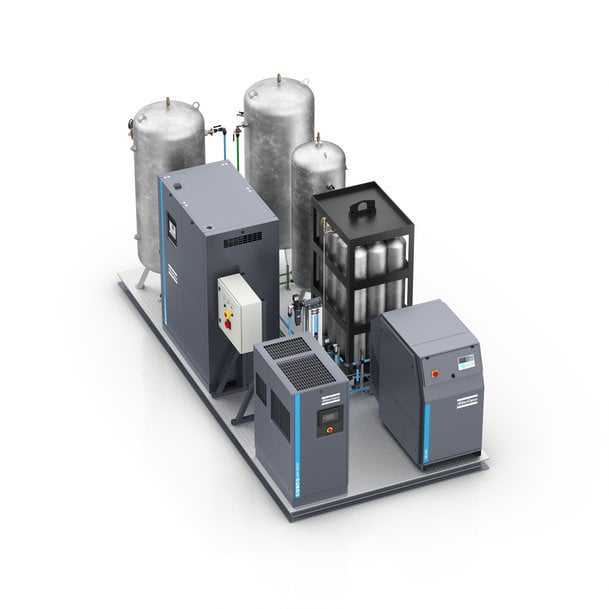 Atlas Copco’s latest high-pressure nitrogen generation skid package ...