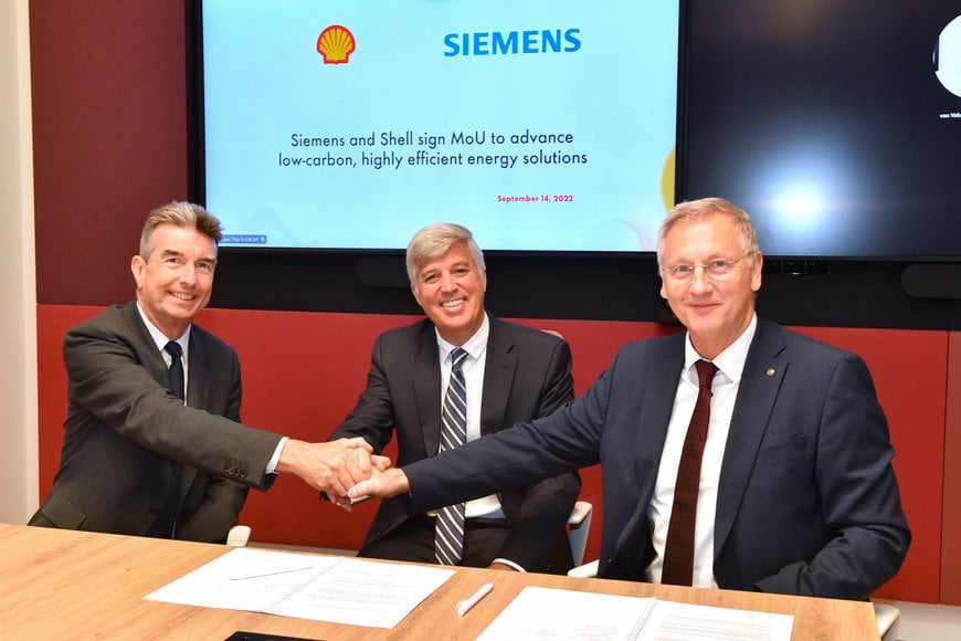 Siemens and Shell sign MoU to advance low- carbon, highly efficient ...