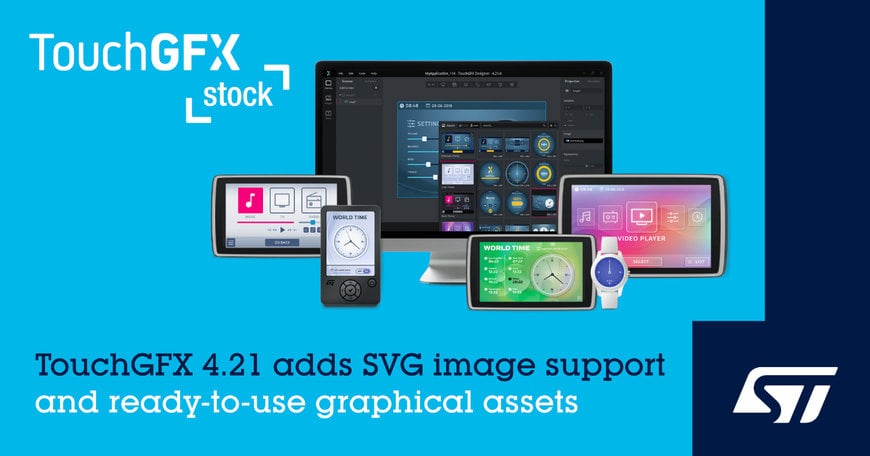 STMicroelectronics eases and accelerates user-interface design on STM32 ...