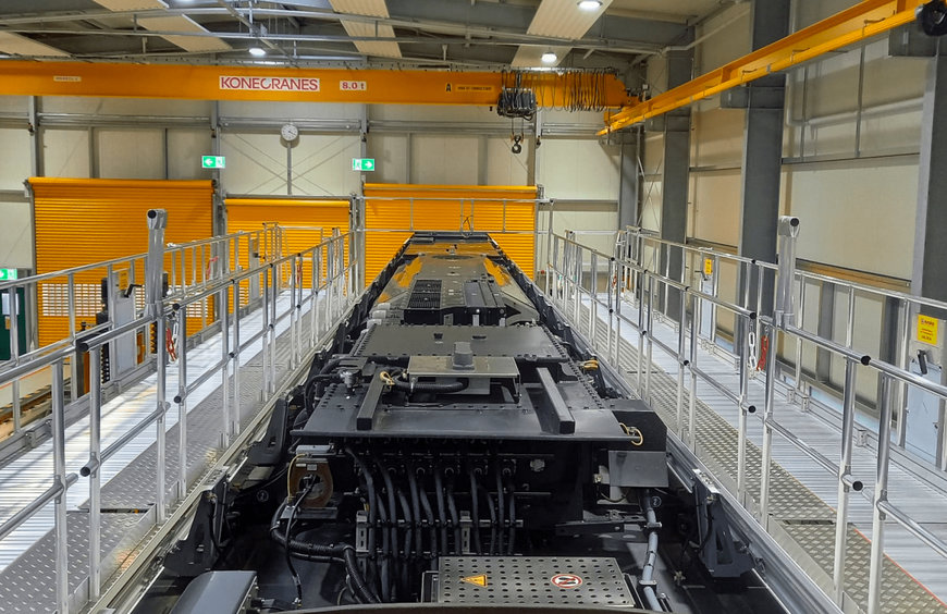 Euroline: Mobile roof working platform, flexible working on train roofs ...