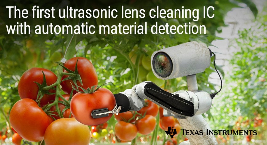TEXAS INSTRUMENTS: INDUSTRY'S FIRST ULTRASONIC LENS CLEANING CHIPSET ...