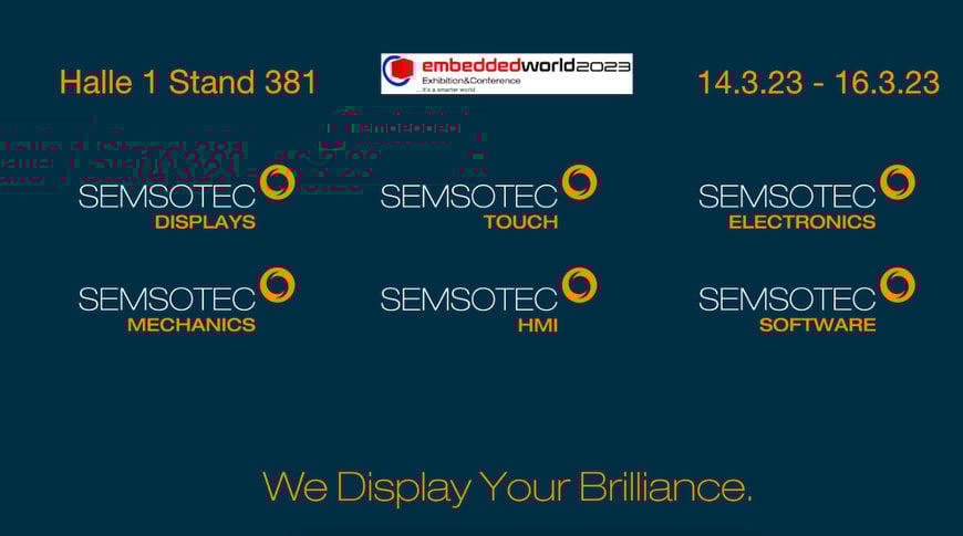 Innovative HMIs on Display at Embedded World 2023 by SemsoTec ...