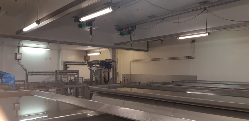 Verlinde offers electric belt hoists for a brining process | Industry EMEA