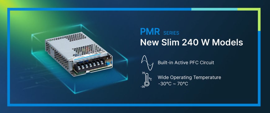 Delta Releases New Slim 240 W Panel Mount Power Supply with Built-in ...