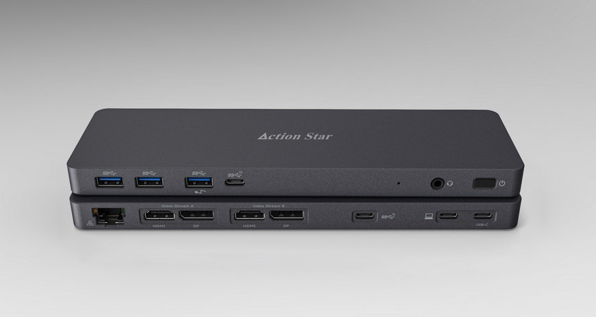 Action Star Technology Showcases World’s First USB4 Penta-4K120 Docking ...