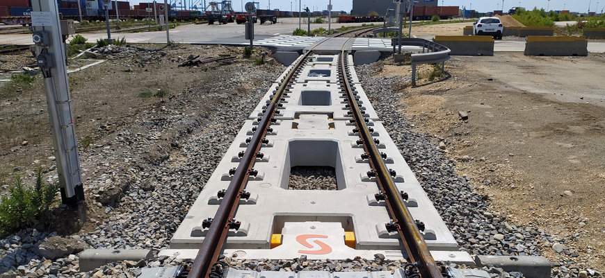 INSTALLATION OF AN INNOVATIVE RAILWAY TRACK DESIGNED BY SYSTRA IN THE ...