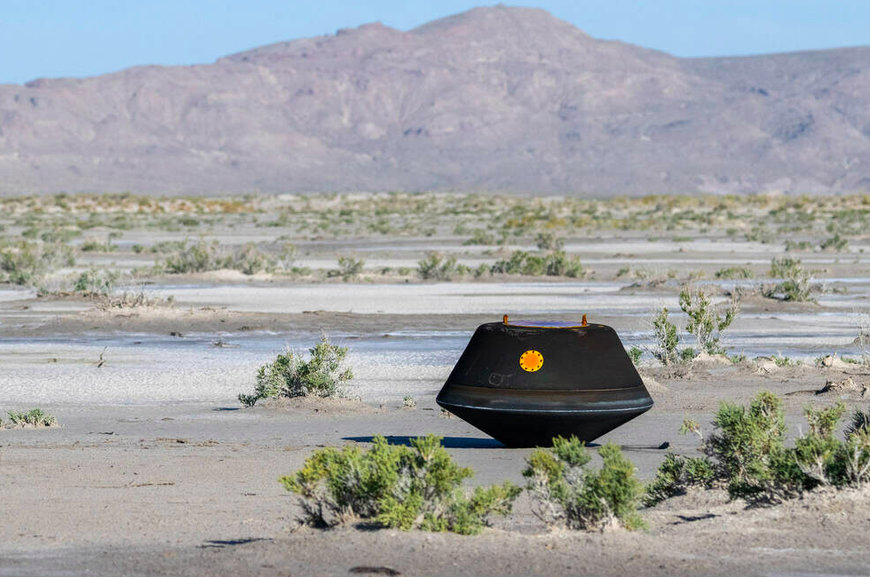 OSIRIS-REX SAMPLE CAPSULE SAFELY TOUCHES DOWN WITH NASA'S FIRST-EVER ...