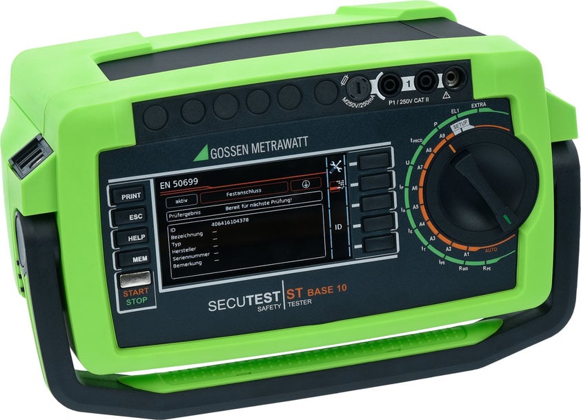 Highly functional safety tester according to the latest standards ...