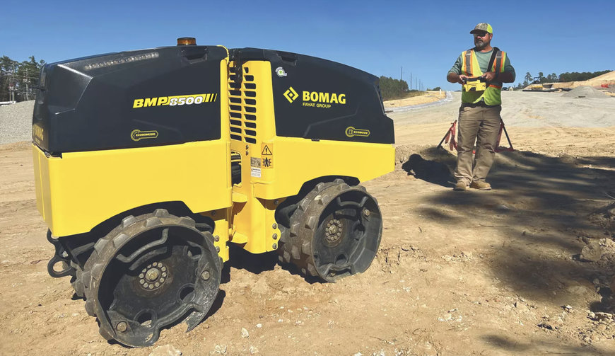 The new generation of BOMAG's radio remote-controlled BMP 8500 multi ...