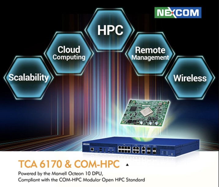NEXCOM LAUNCHES TCA 6710 1U RACKMOUNT POWERED BY ARM-BASED COM-HPC ...