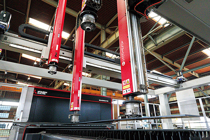 Fiber laser processing machine and automatic sorting system triple ...