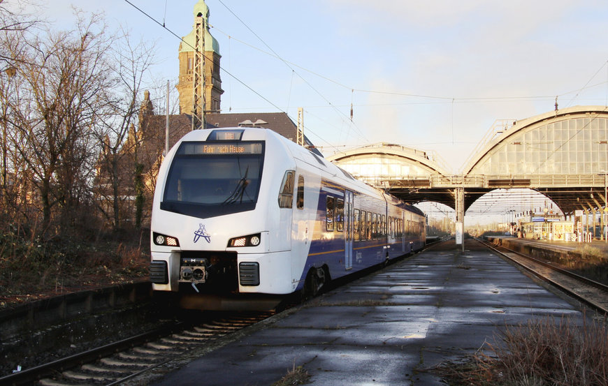 First Stadler FLIRT with ETCS GUARDIA runs as a three-country train ...