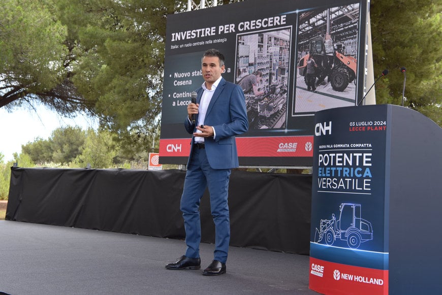 CNH weiht die Produktionslinie für elektrische Kompaktradlader in Lecce ...