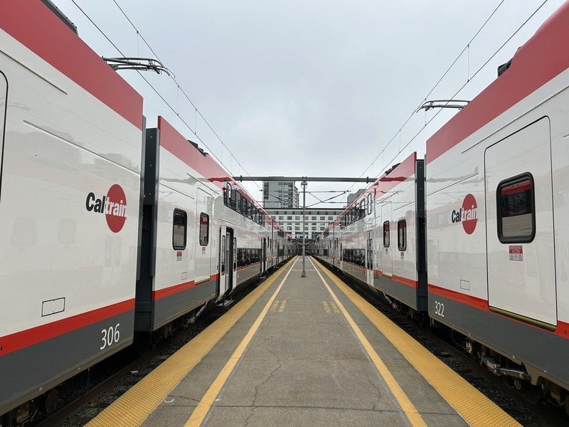 Caltrain Welcomes First Passengers on New Electric Trains | Railway ...