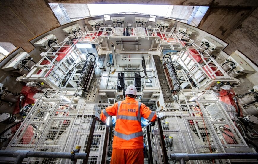HS2 reveals giant tunnelling machines ready for 4.5-mile drive into the ...