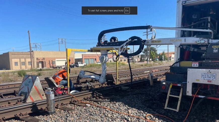 Union Pacific and Miller Welding Advance Robotic Technology in Rail ...