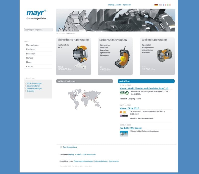 mayr ® Power Transmission unveils revamped website | Engineering Thailand