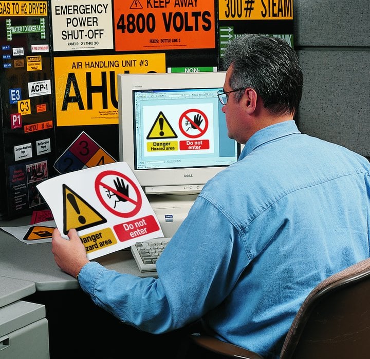ISO 7010 compliant safety signs for harsh environments | Industry EMEA